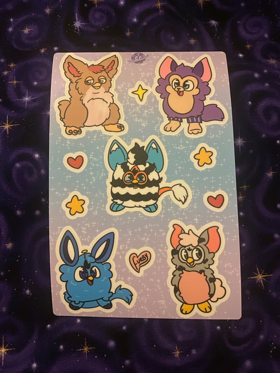 Furby Sticker Sheet || Stickers for Journal, Laptop, Waterbottle - Etsy