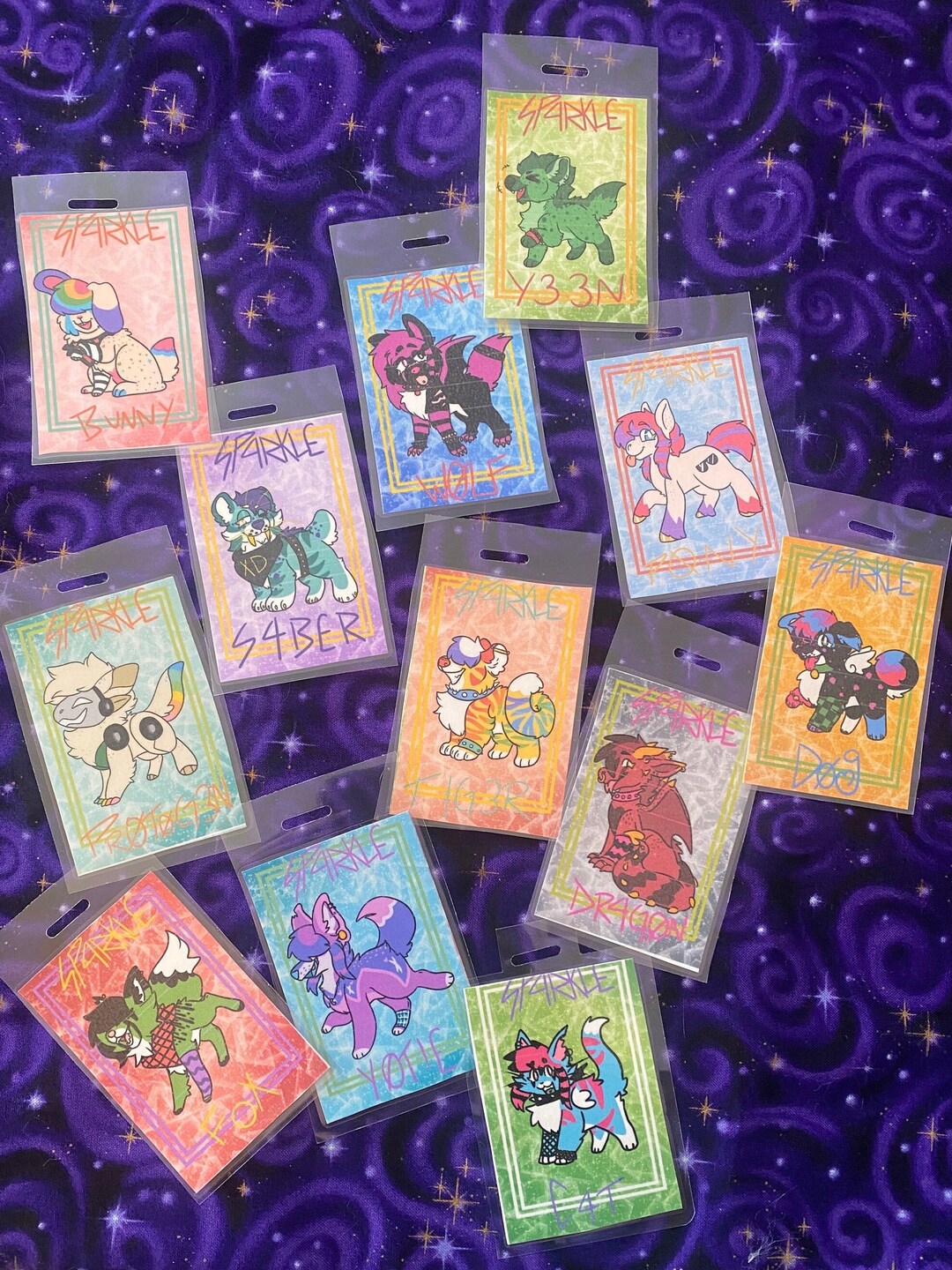 Sparkle Animal Furry ID Badges! Multiple Species, More Always Added ...