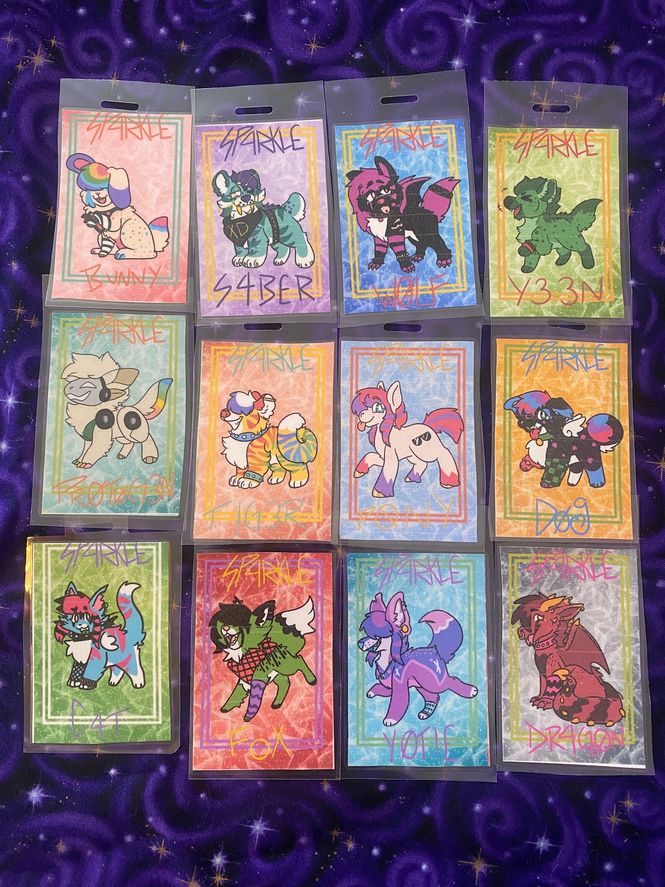 Sparkle Animal Furry ID Badges! Multiple Species, More Always Added ...