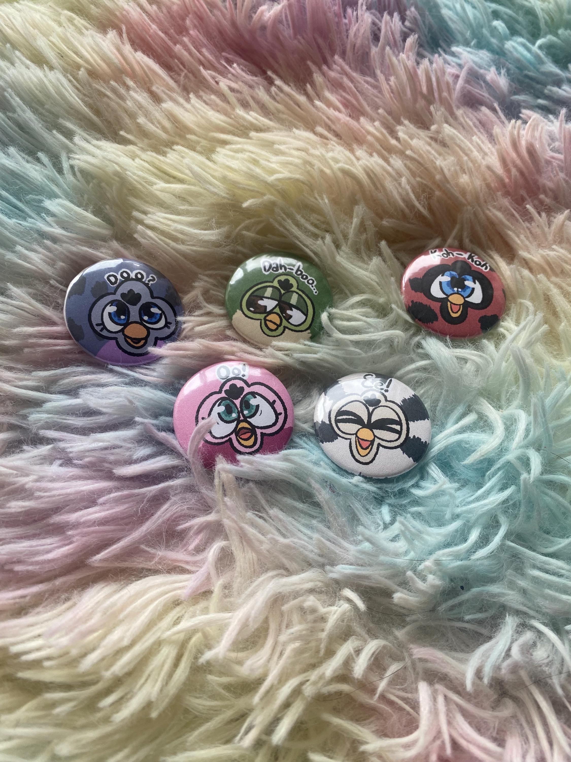 Furby Vocabulary Button Set - Etsy