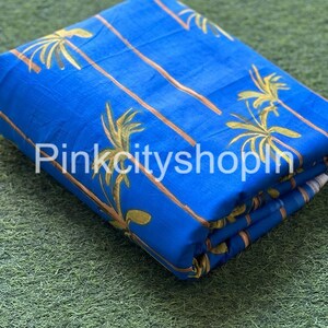 Palm Fronds Leaf Tree Fabric Tropical Leaves Material for Curtains ...