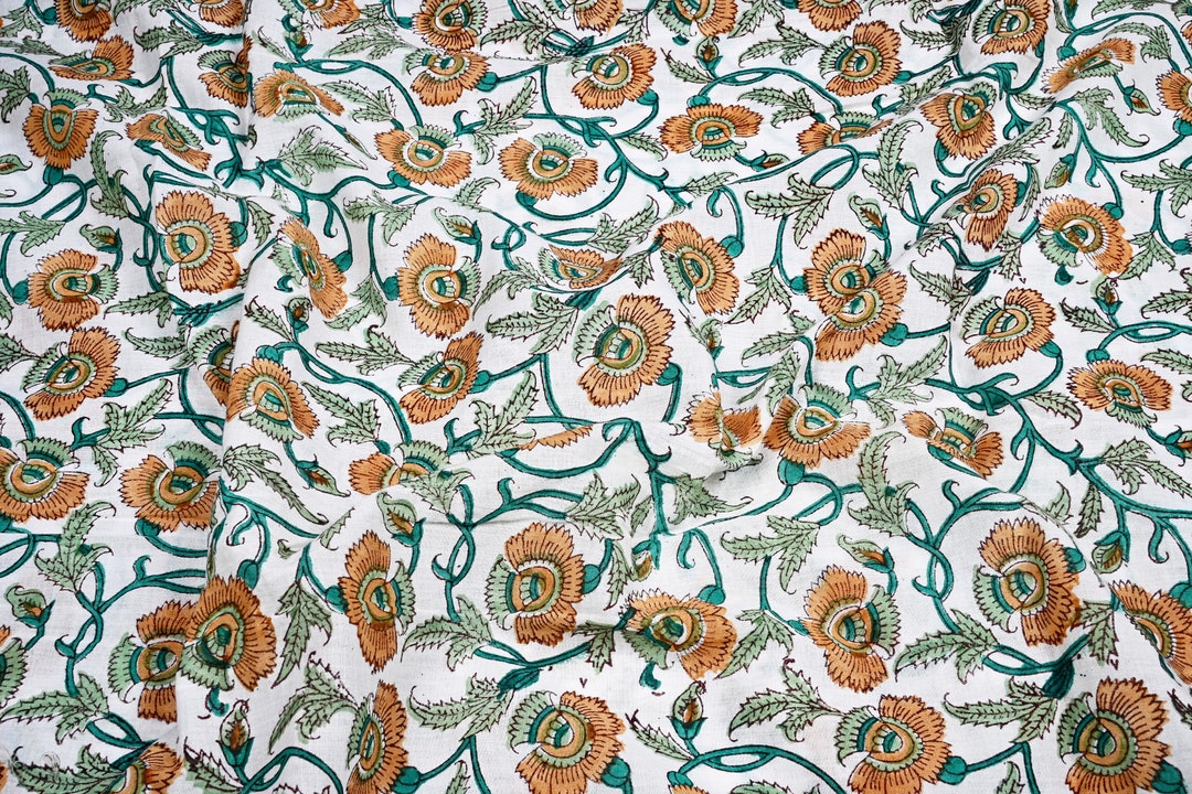 Cotton Floral Printed Fabric, New Design Flower Voile, Soft Cotton ...