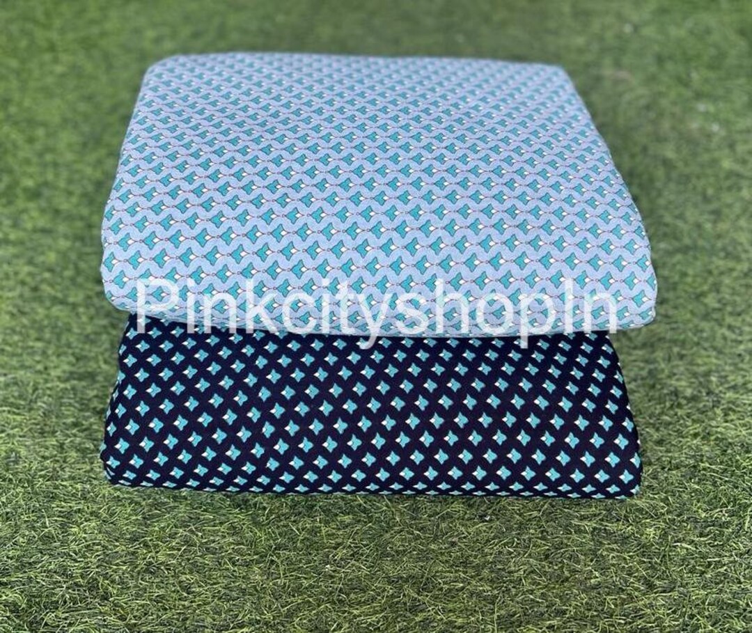 Polka Dot Block Print Cotton Fabric: Indian Sewing Quilting Fabric - Etsy