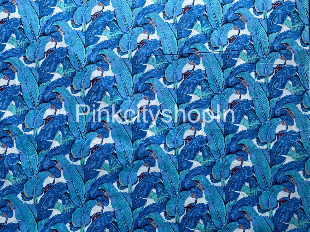 Beautiful Cotton Fabric, Leaf Pattern Fabric, Women Clothing Men ...