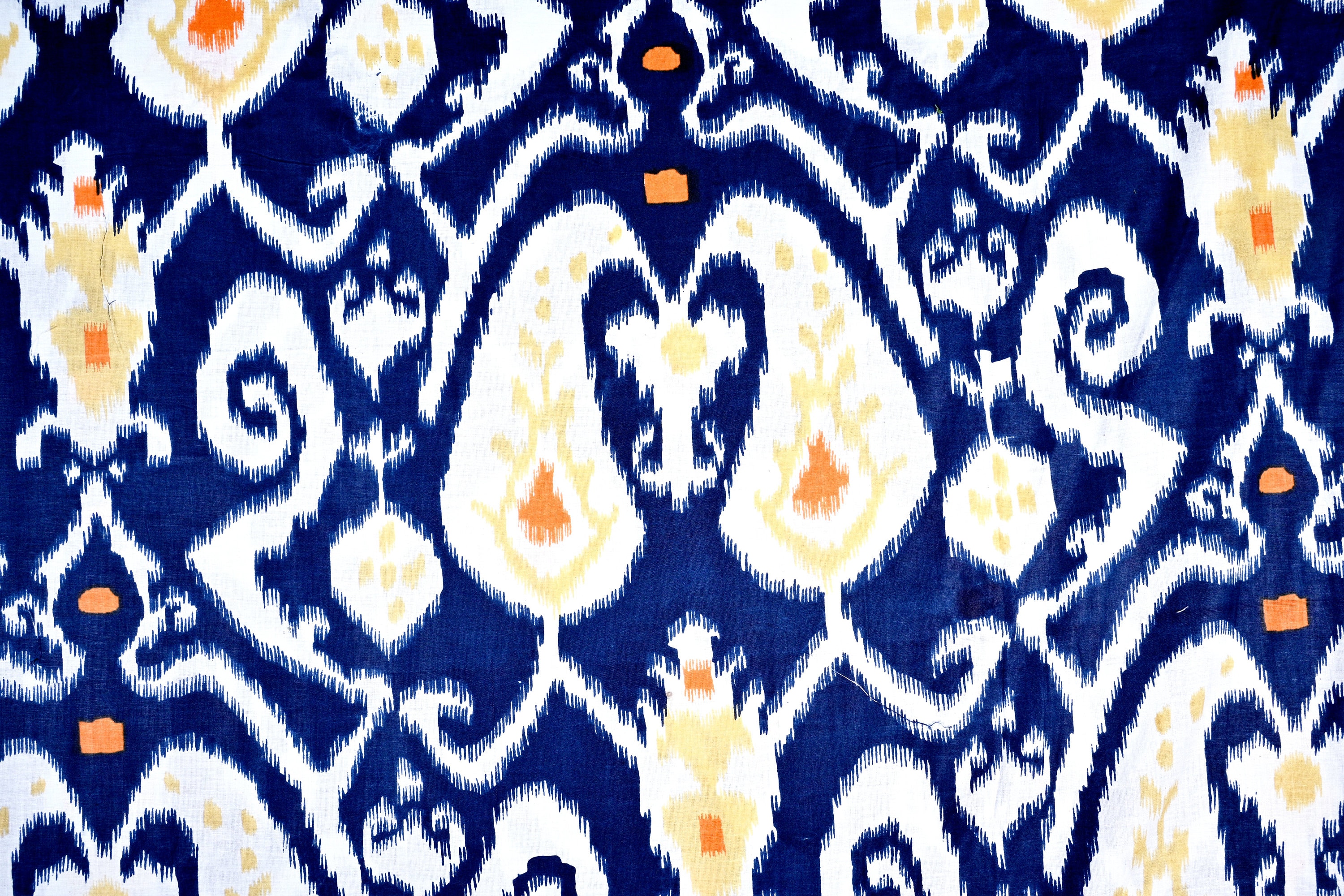 Navy Ikat Pattern