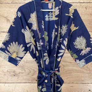 New Palm Tree Kimono Robes, Bridal Party Robe, Kimono Cardigan, Beach ...