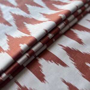Elegant Ikat Print Fabric, 100% Cotton Fabric, Fabric for Dress Kimono ...