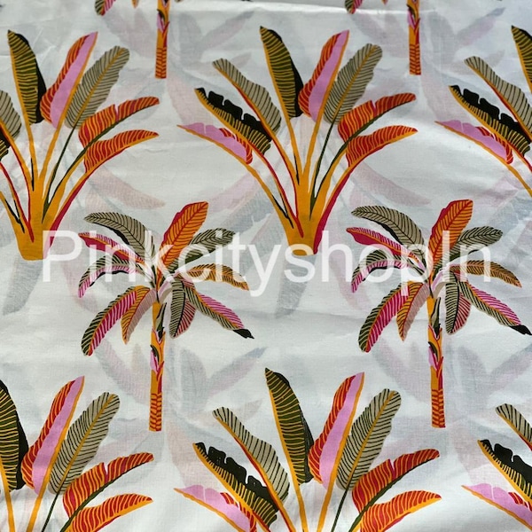 Palm Tree Fabric - Etsy