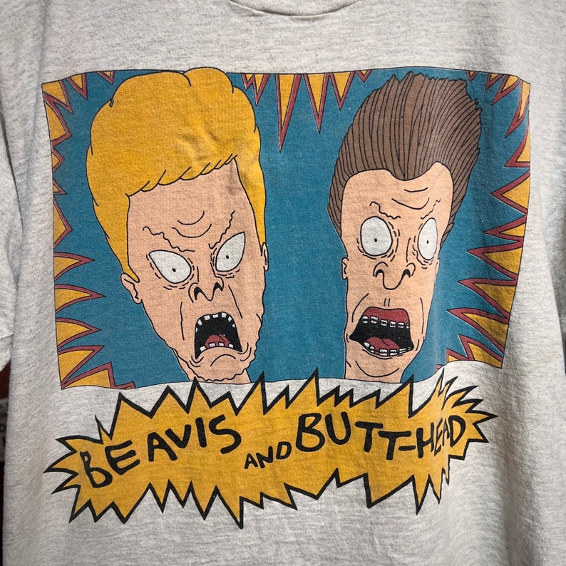 1993 Beavis and Butthead MTV Single Stitch Tee - Etsy