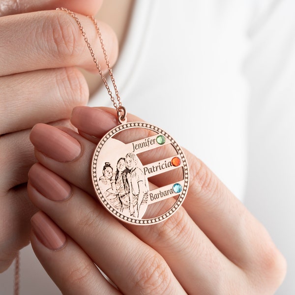 Family Name Necklace - Etsy