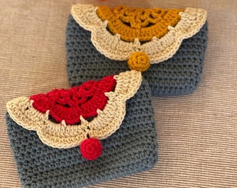 Knit Pattern Wallet - Etsy