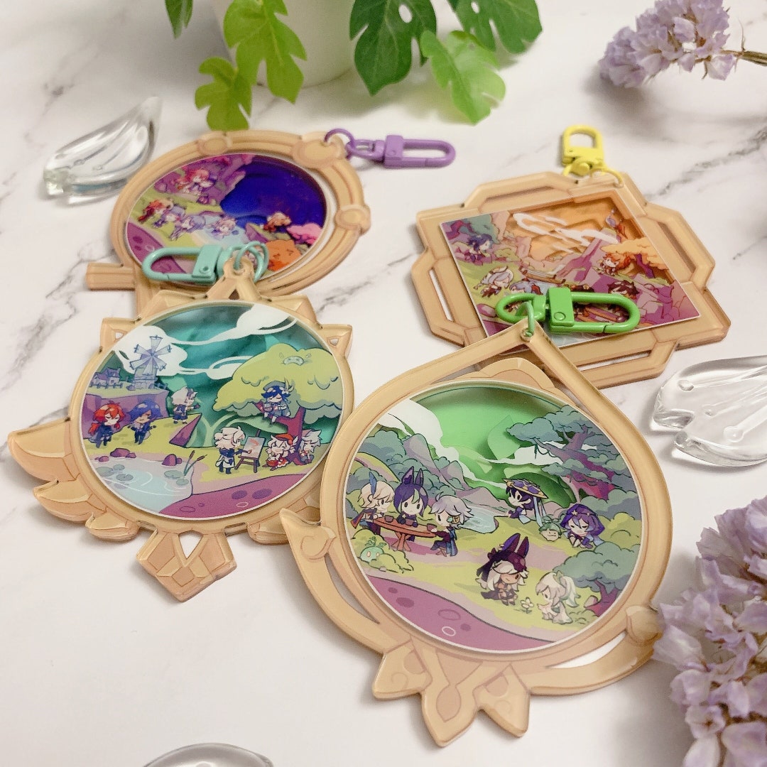 Genshin Impact Vision Terrarium 3D Charms - Etsy Canada