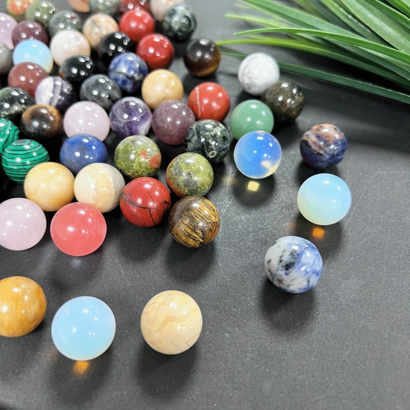 15mm Sphere Gem Stones - Etsy