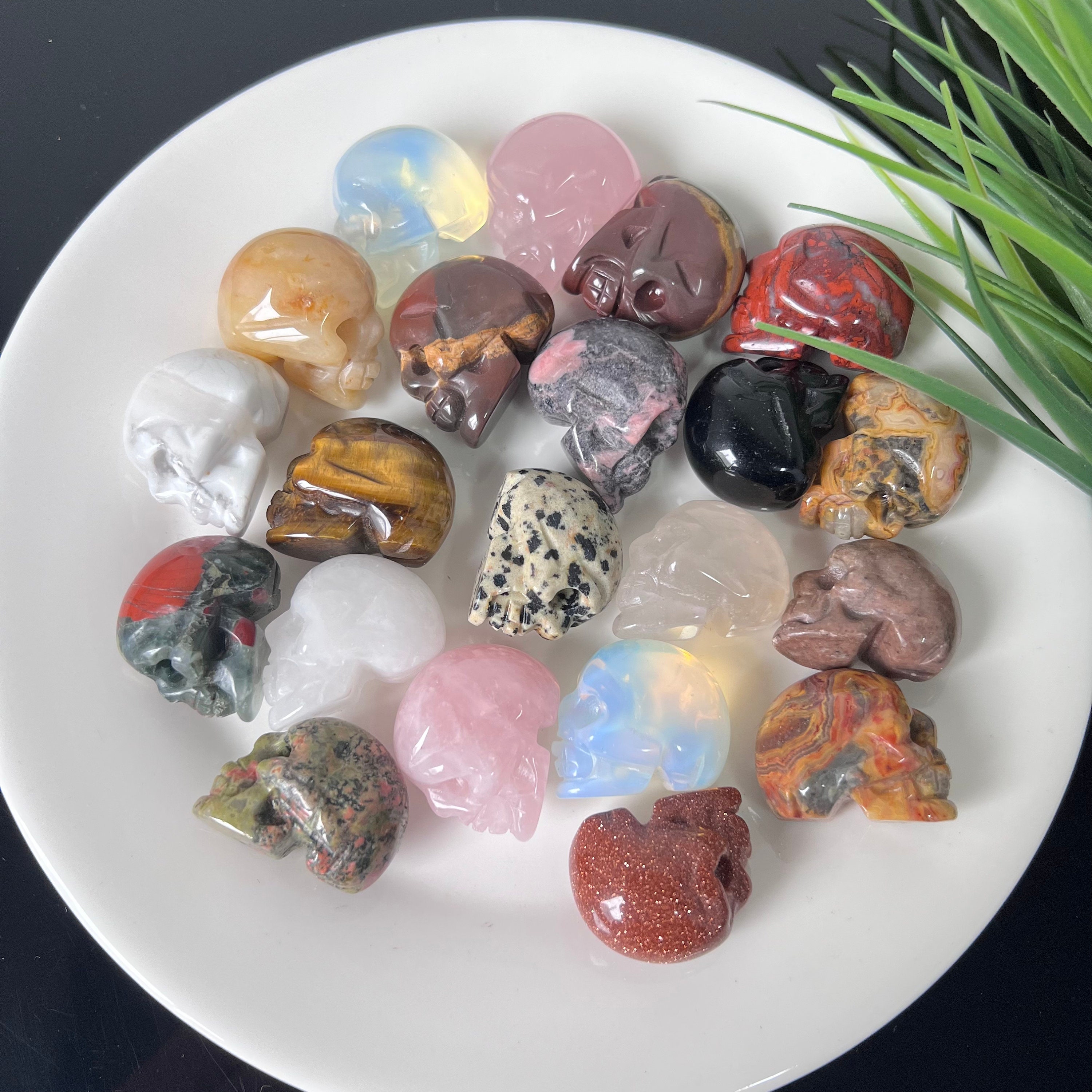 1 Inch Mini Crystal Skull Carving Hand Carved Gemstone Skull - Etsy