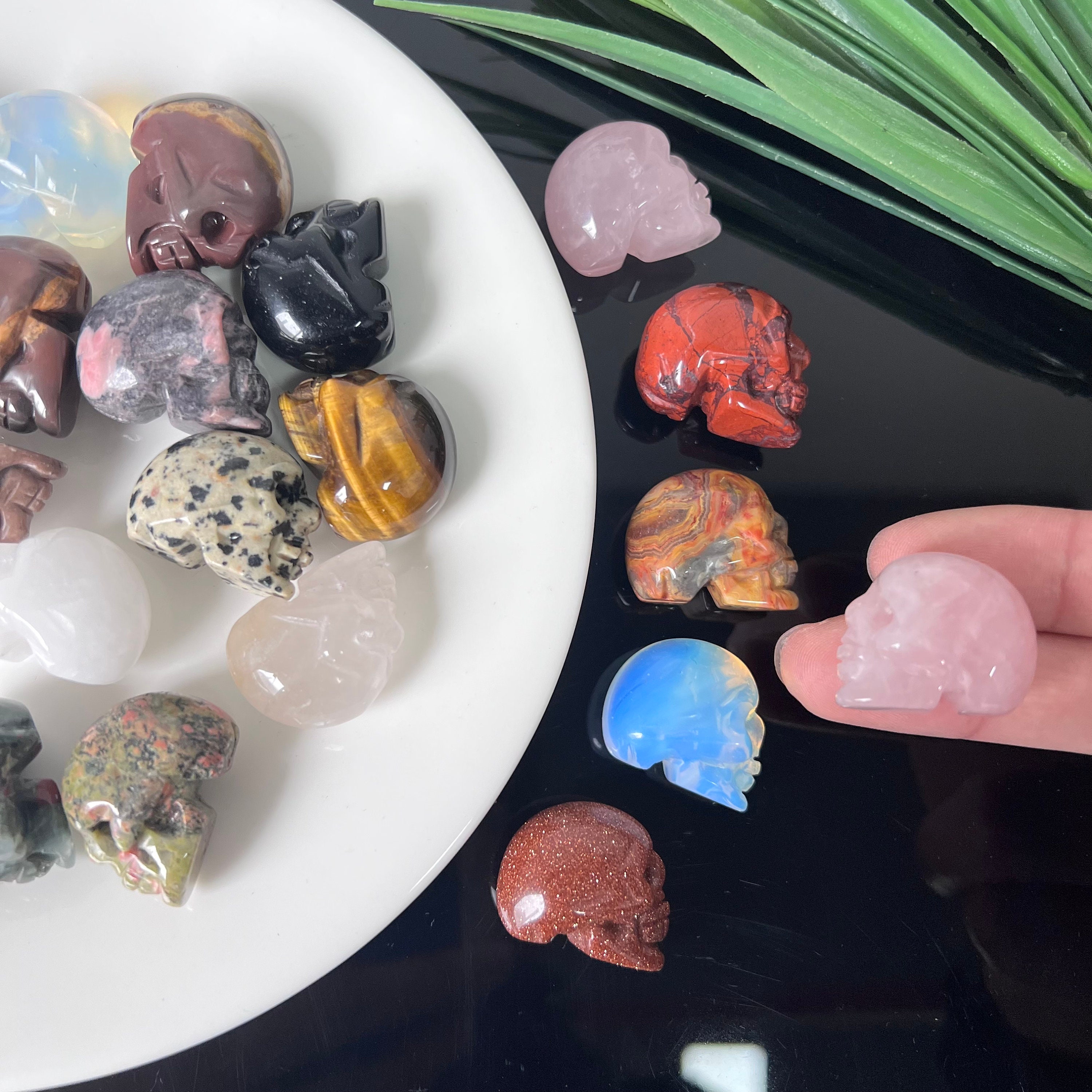 1 Inch Mini Crystal Skull Carving Hand Carved Gemstone Skull - Etsy