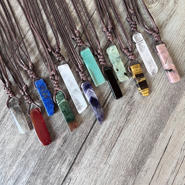 Raw Crystal Jewelry - Etsy