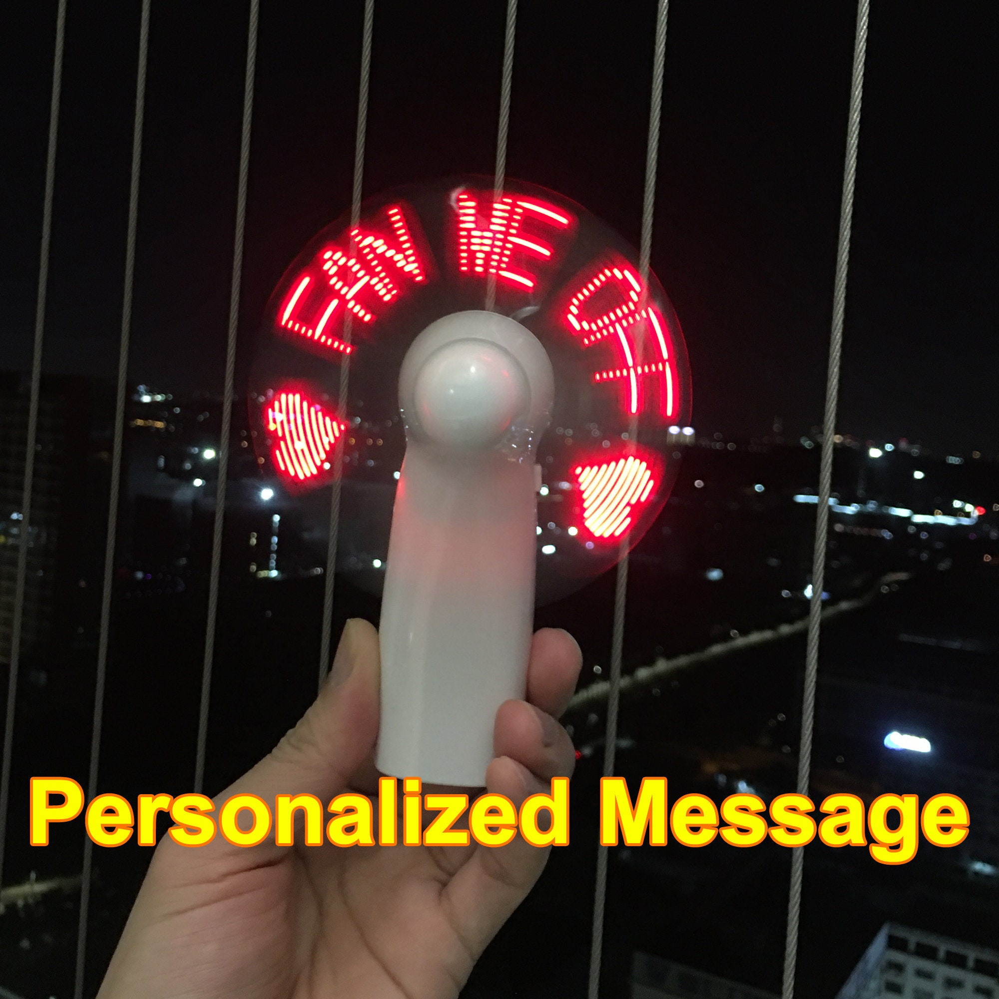 LED Fan,personalize Fan,custom Hand Fan,handheld Fan,mini Fan,light up ...