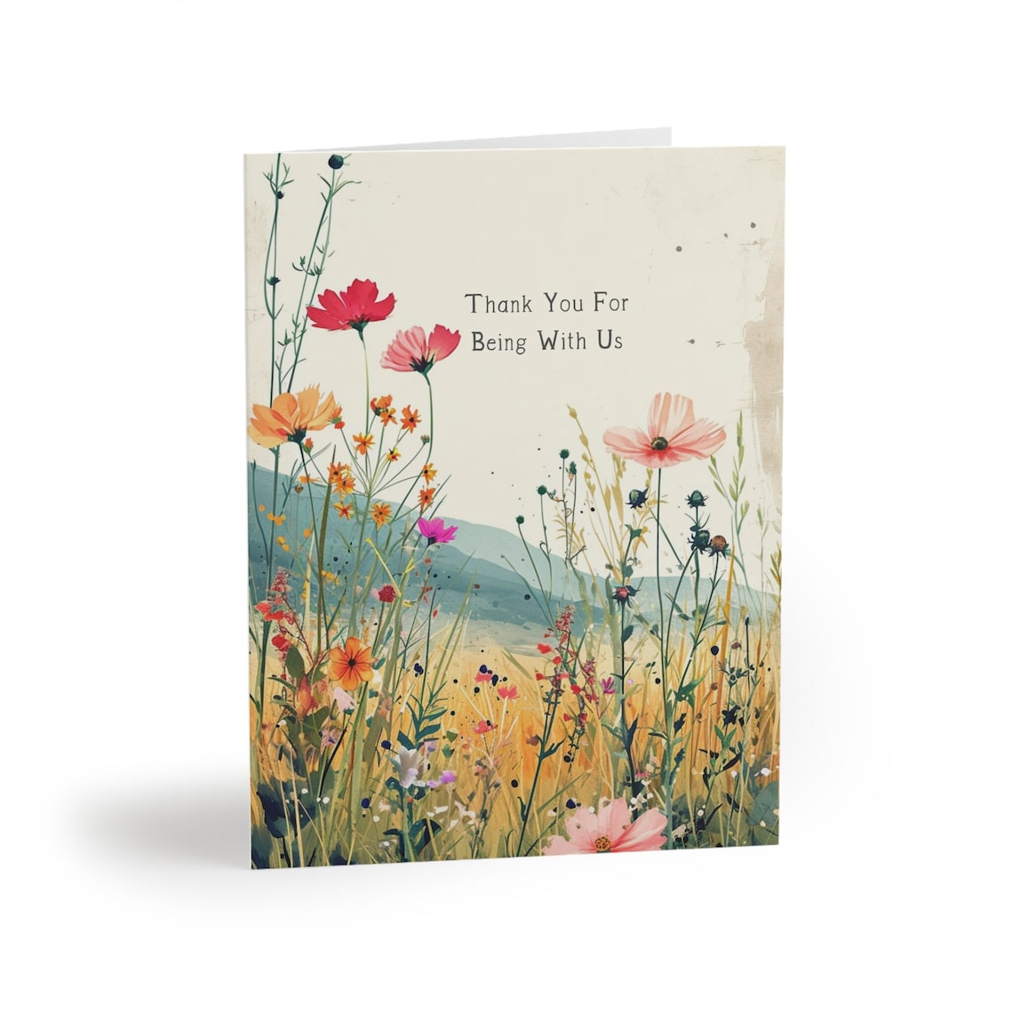 Pack of Bereavement Thank You Cards Personalized Sympathy ...