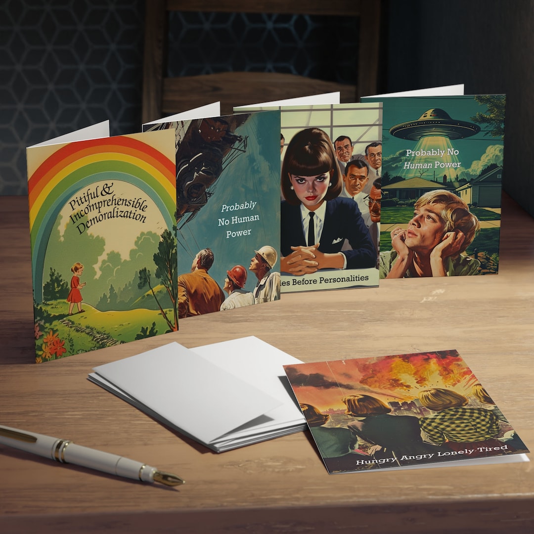 5 Pack AA Recovery Cards for Sober Men and Women, Vintage Alcoholics ...