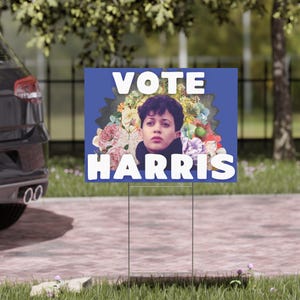 Vote Harris Young Kamala Photo 2024 Anti-trump Democrats Progressive ...