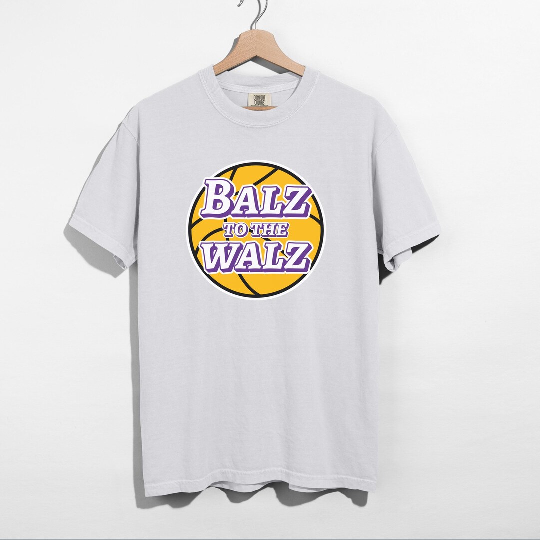 Balz to the Walz 2024 Tim Walz Kamala Harris Basketball Sports Tee ...