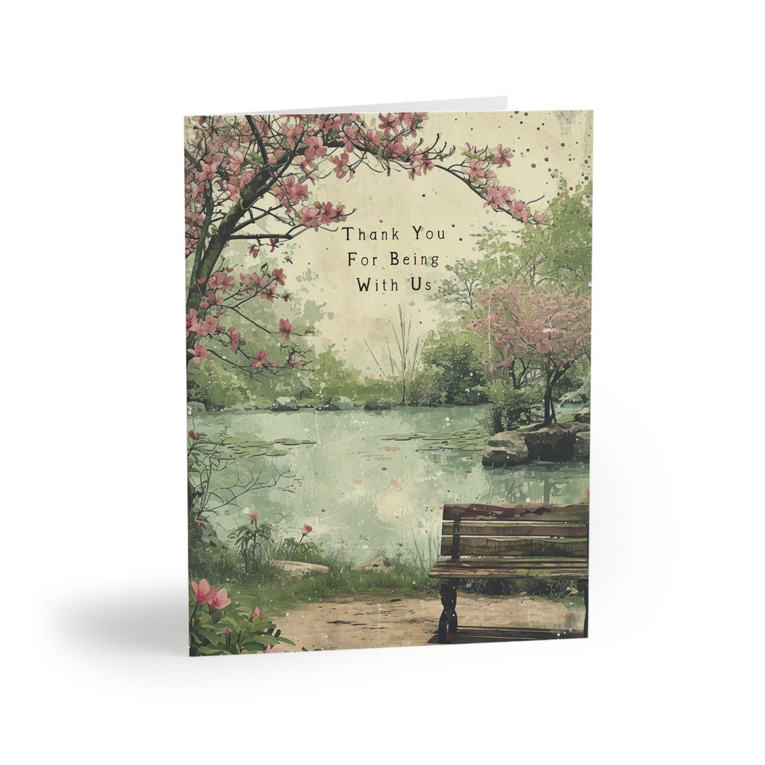 Set of Bereavement Thank You Cards Personalized Sympathy Prayers ...