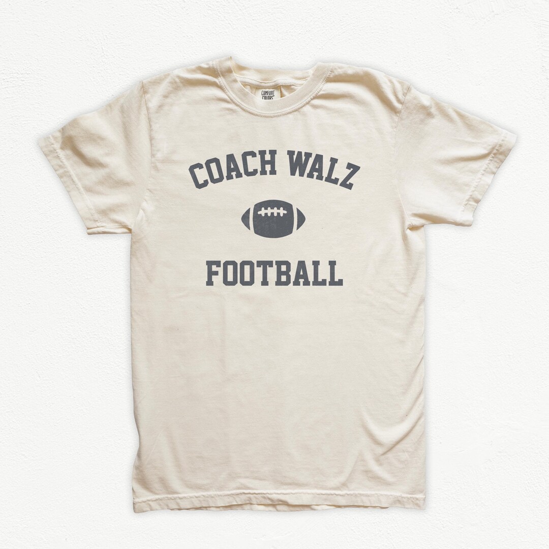 Coach Tim Walz Retro Football 2024 Tee Shirt Vintage Presidential High ...