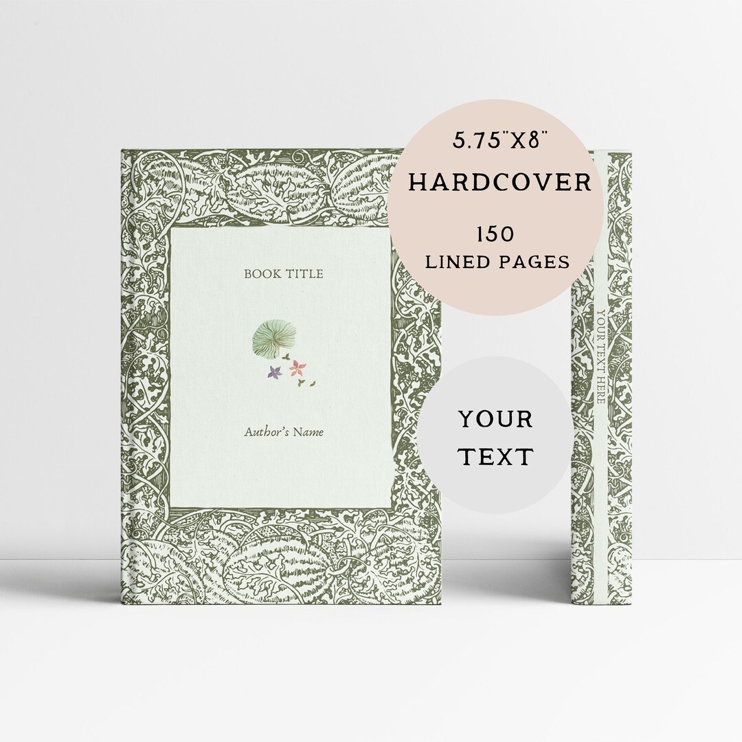 Custom Antique Style Book Personalized Vintage Journal With Antique ...