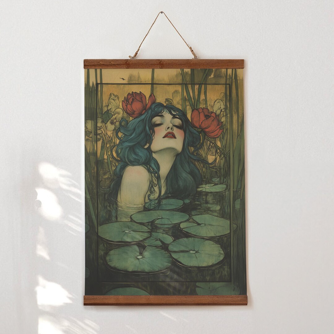 Dark Cottagecore Daphne Goddess Wall Art Print Witchy Bohemian ...