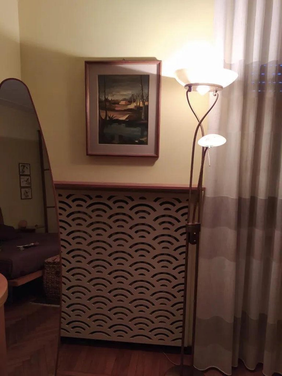 Unpainted Perforated Wood or Radiator Cover, Interior or Exterior ...