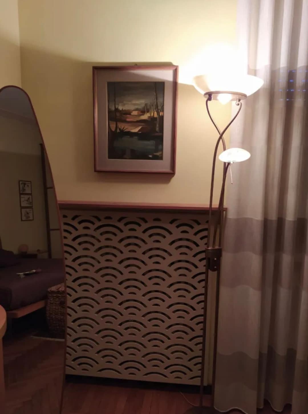 Radiator Cover Mdf Panel or Perforated Wood Internal External Laser Cut ...