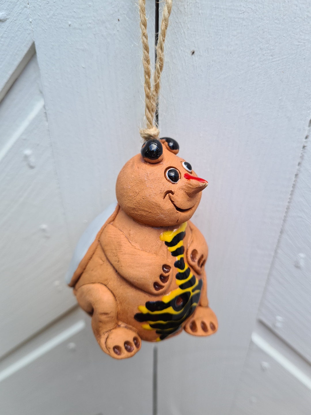 Ceramic Bell/figurine Bee, Collectible Handmade Bee, Easter Decoration ...