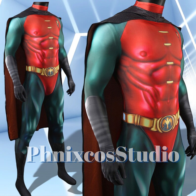 Batman Robin Cosplay Costume, Batman Jumpsuit,halloween Batman Outfit ...