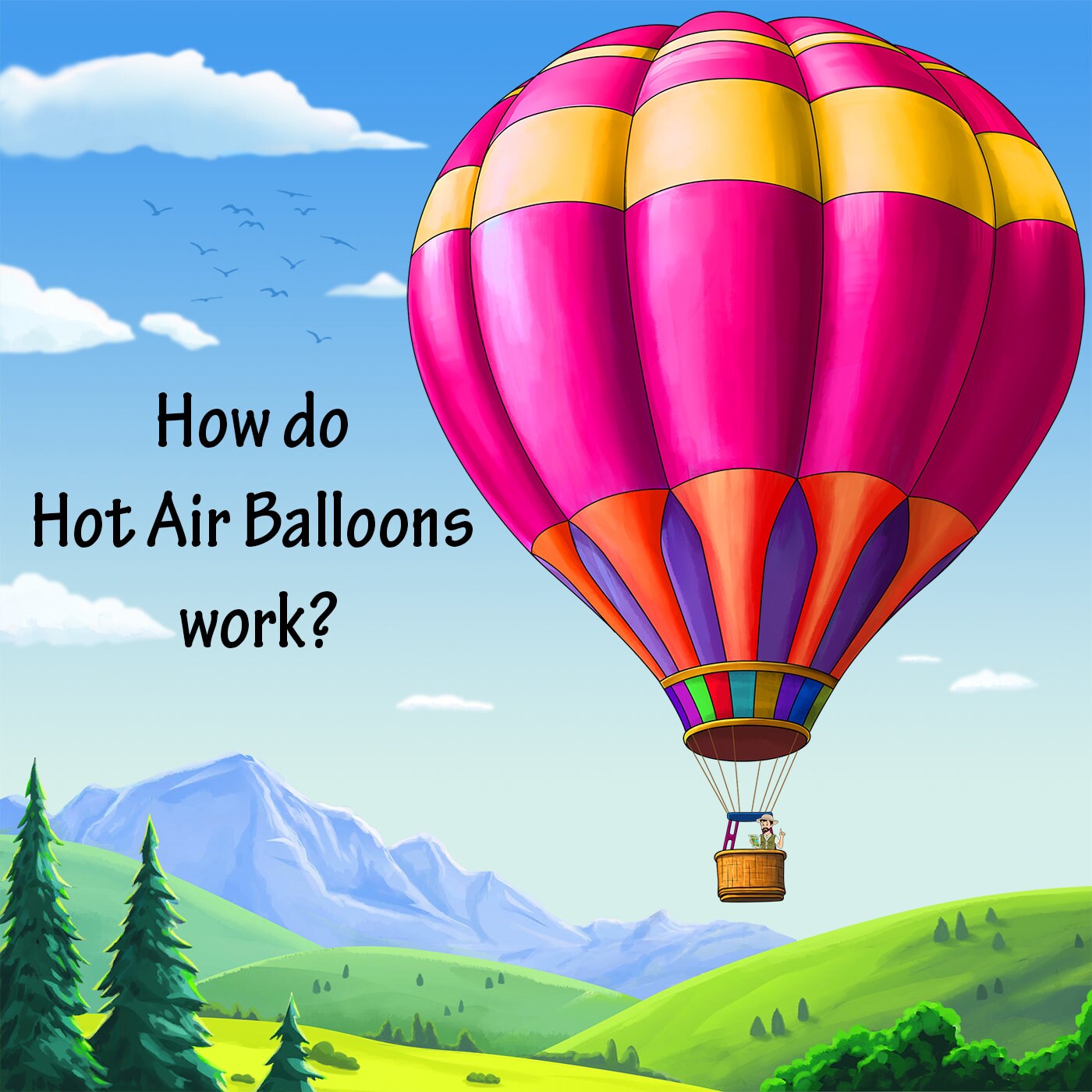 How Do Hot Air Balloons Work Short Audio Story - Etsy