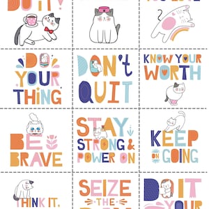 Lunchbox Affirmations, Digital Download, Affirmation Flashcards ...