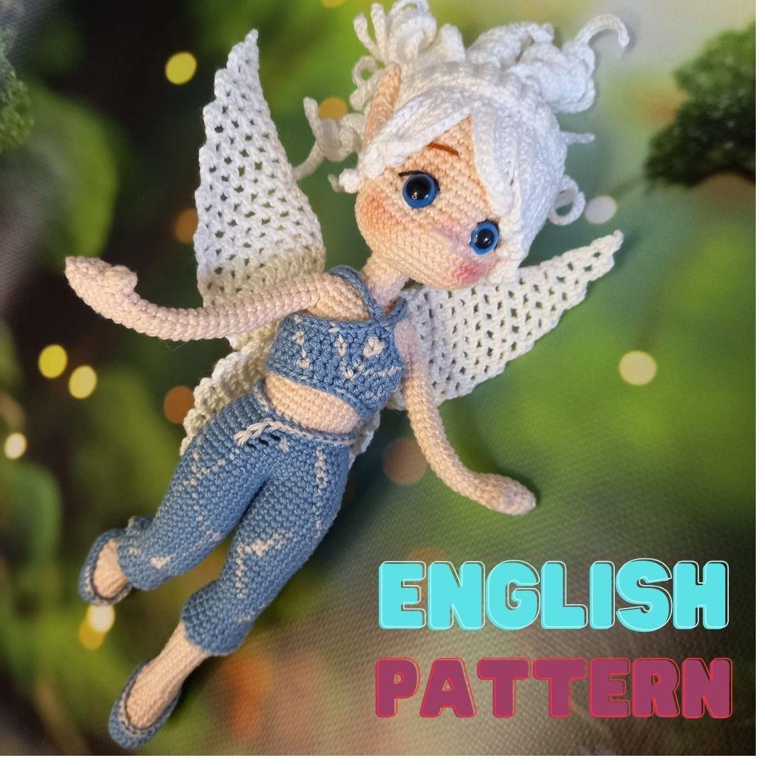 Fairy Amigurumi, Amigurumi Fairy, Digital Download, Fairy Doll Pattern ...