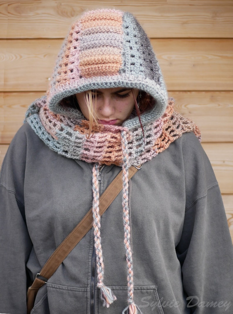 CROCHET Post Apocalyptic Hood PATTERN, Wastelander Hood, Dystopia ...