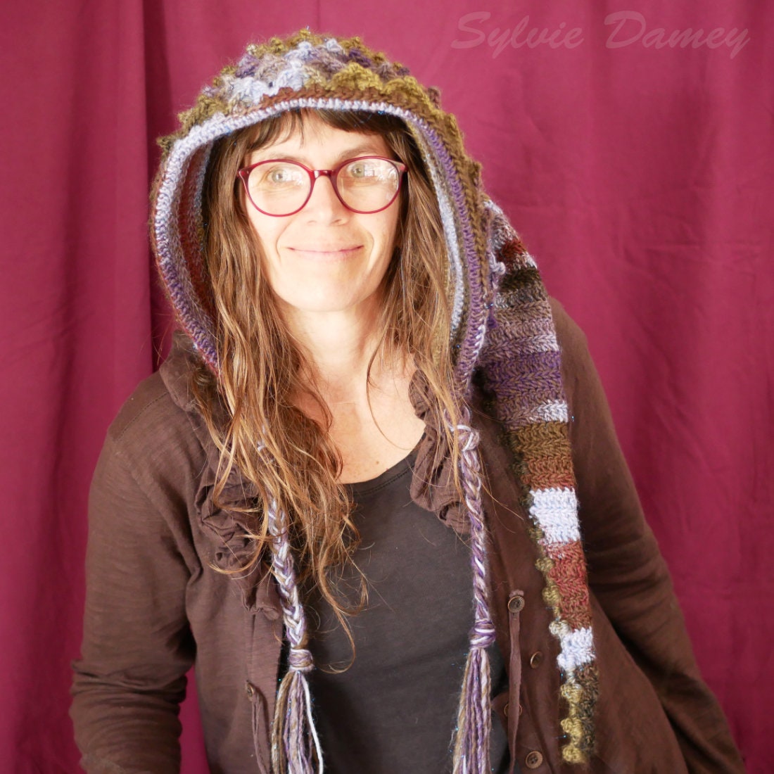 CROCHET Long Dragon Hood PATTERN lauwis Elf Fae - Etsy