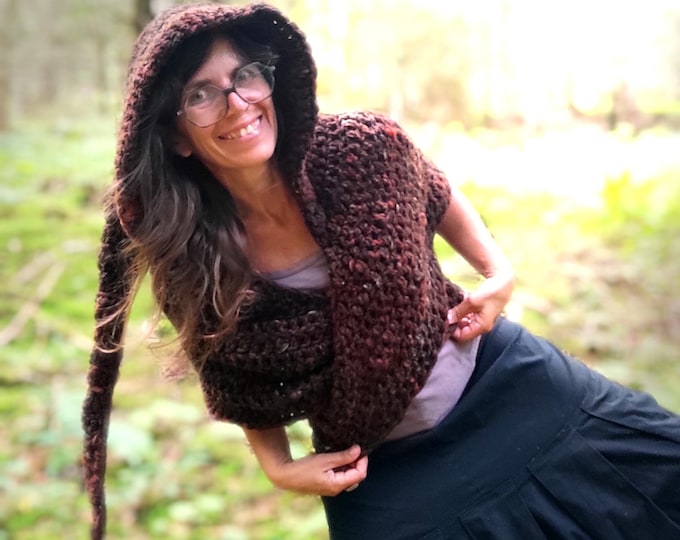 Fantasy Hooded Shawl: Cosplay Shawl/wrap PDF CROCHET PATTERN - Etsy ...