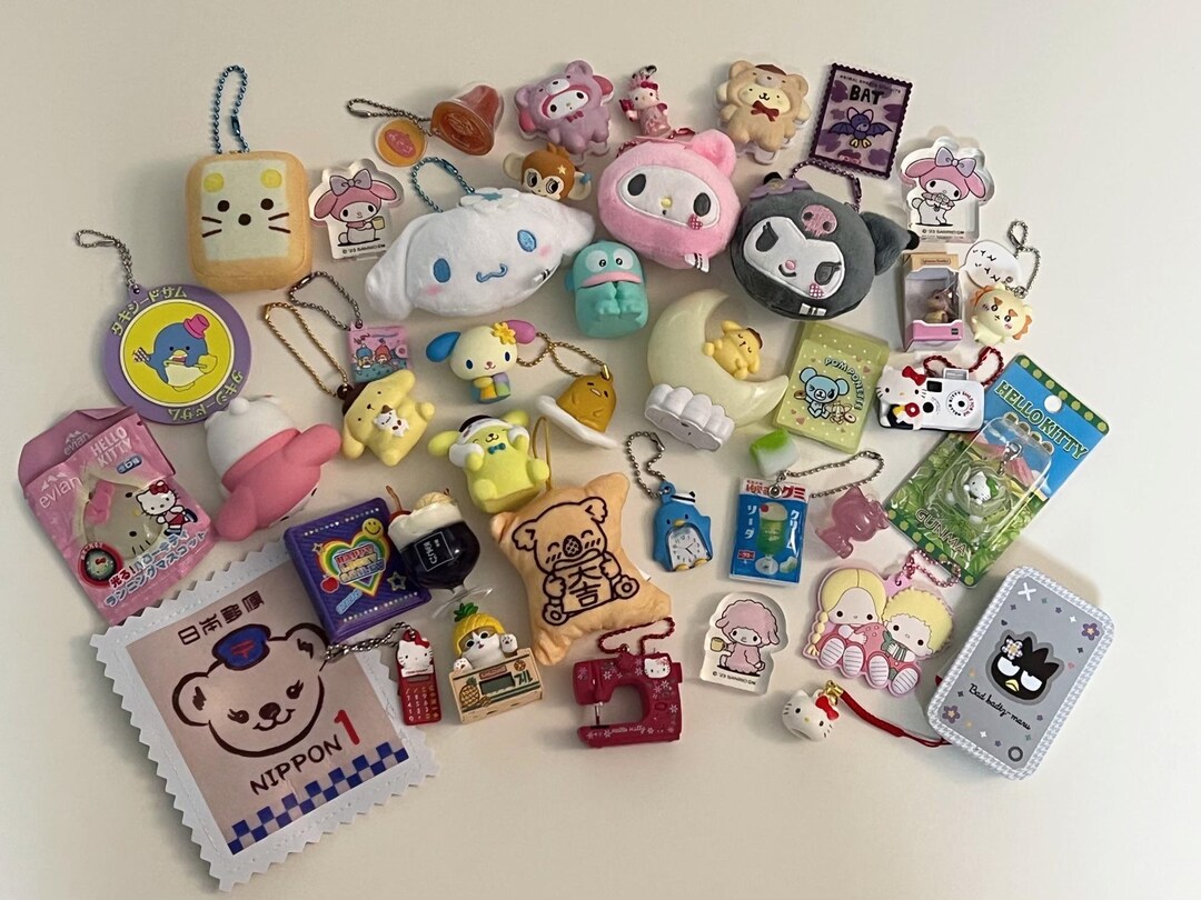 Y2K Japanese Trinket Keychains Trinketcore Kewpie Baby Keychain Hello ...