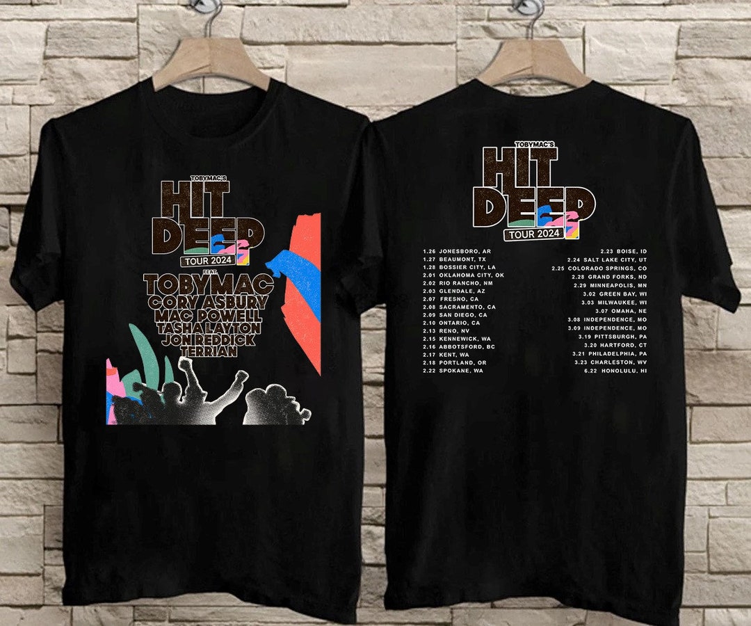 Tobymac Hits Deep Tour 2024 T-shirt Tobymac 2024 Concert - Etsy