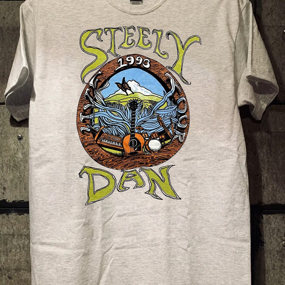 Steely Dan 1993 World Tour T-Shirt, Steely Dan Tour 93 Shirt, Steely ...