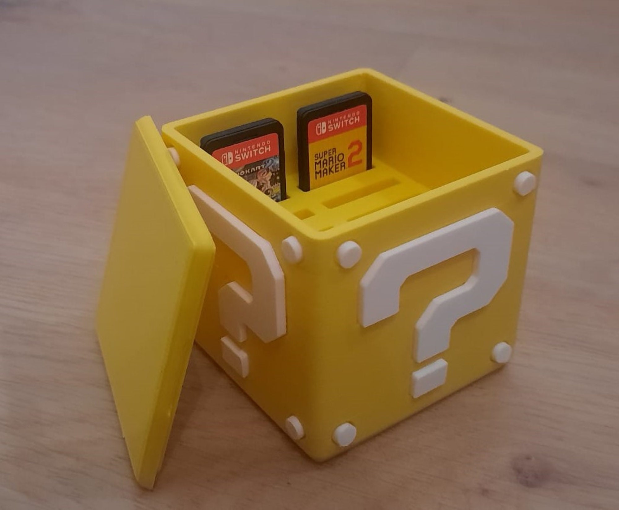 Super Mario 3D Printed Collector Box: A Nintendo Switch Game Storage ...