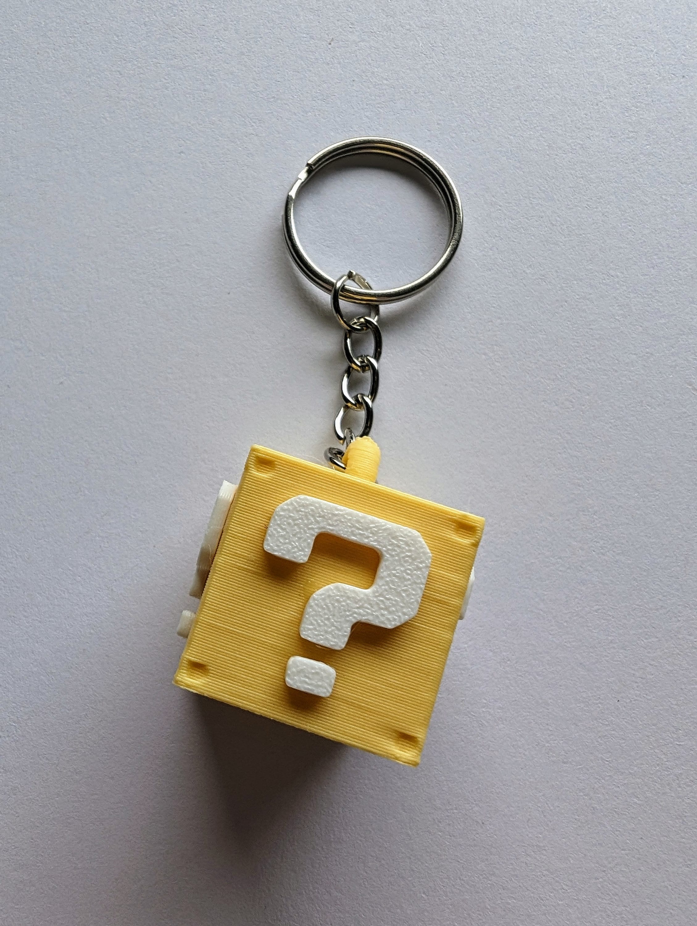 Super Mario Bros Question Mark Box Keychain - Etsy UK