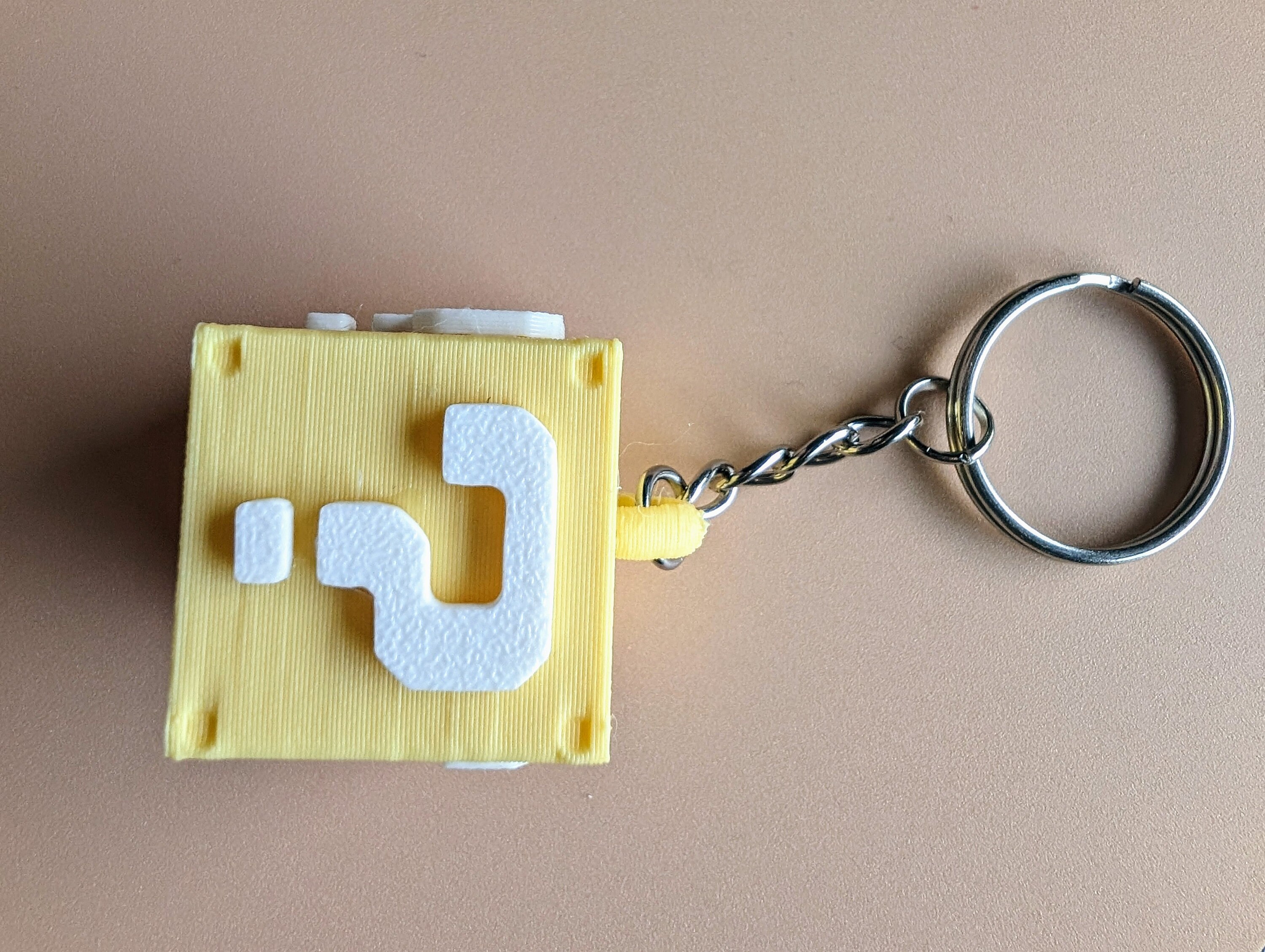 Super Mario Bros Question Mark Box Keychain - Etsy Australia