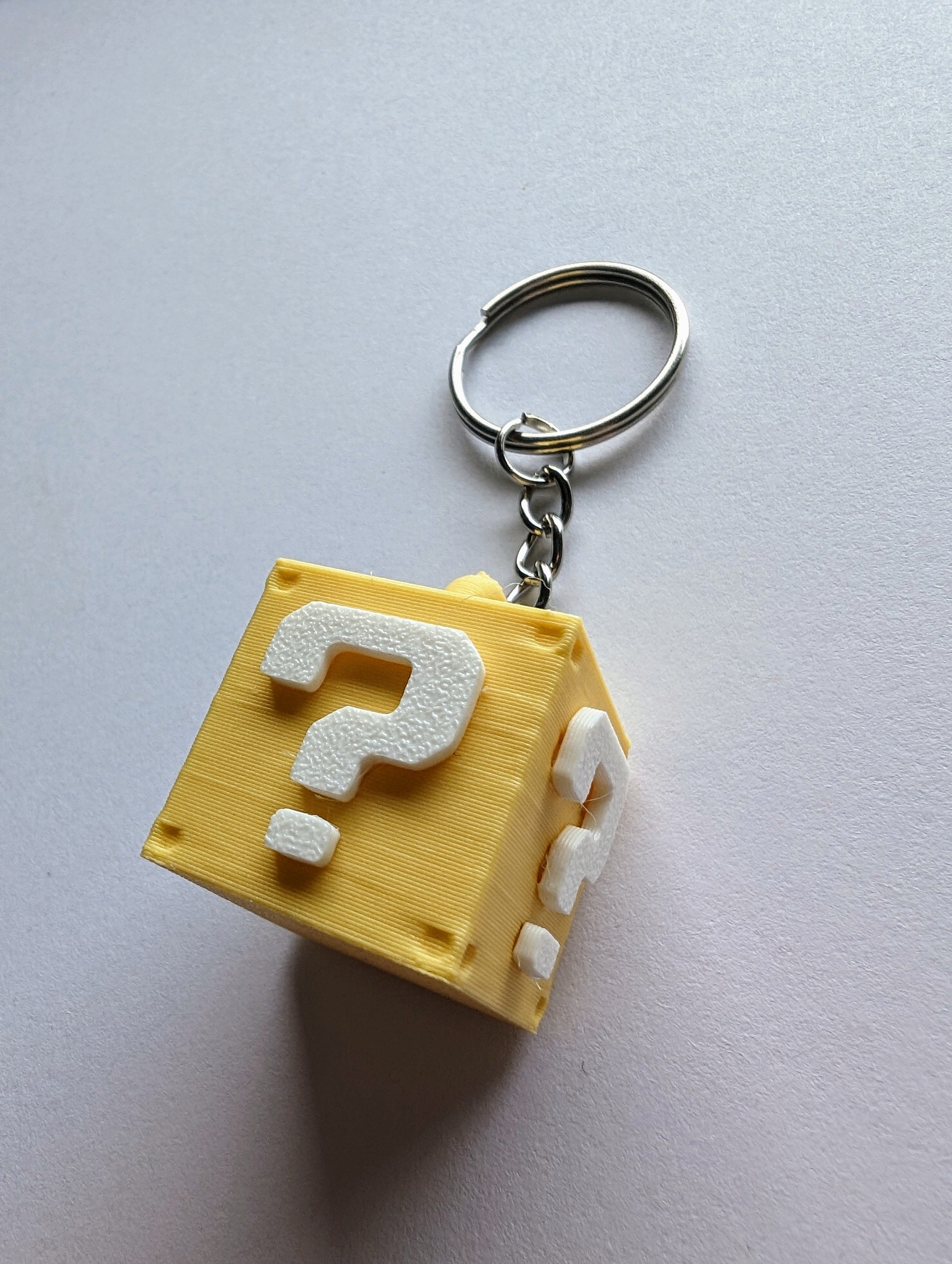 Super Mario Bros Question Mark Box Keychain - Etsy