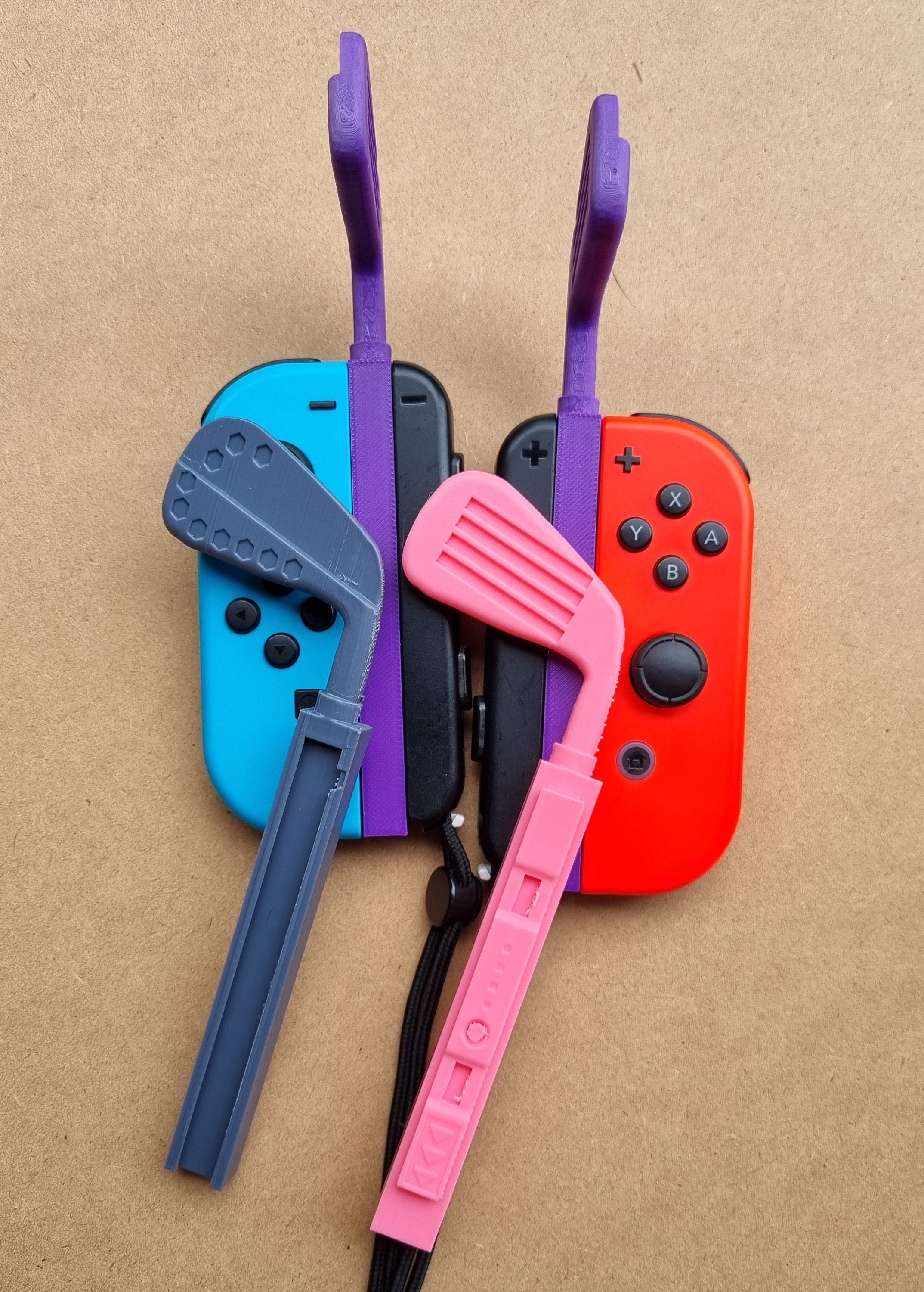 Switch Joy Con 3d Printed Golf Club Attachment for Switch Sports Game ...