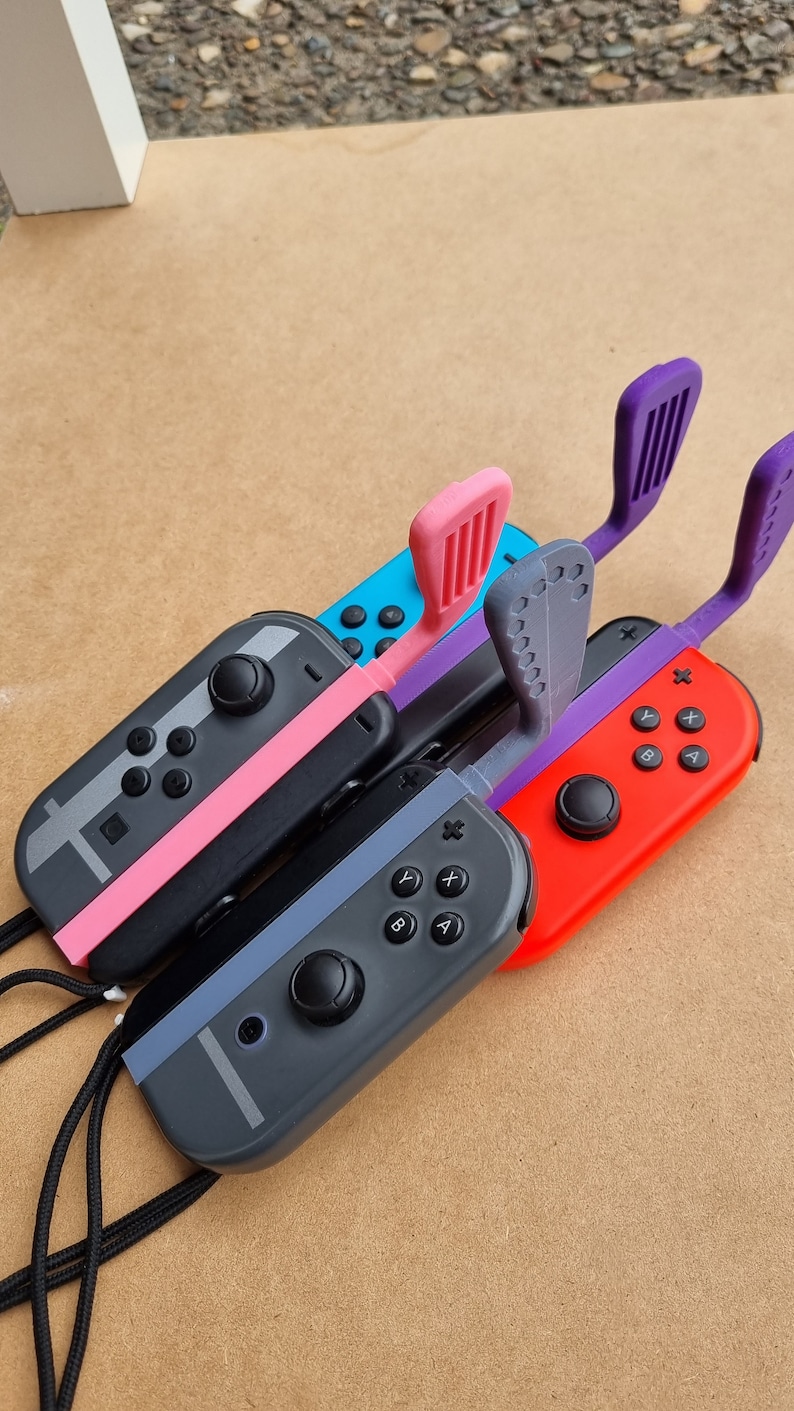Switch Joy Con 3d Printed Golf Club Attachment for Switch Sports Game ...