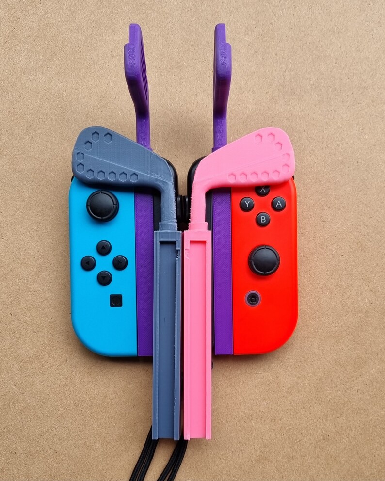 Switch Joy Con 3d Printed Golf Club Attachment for Switch Sports Game ...