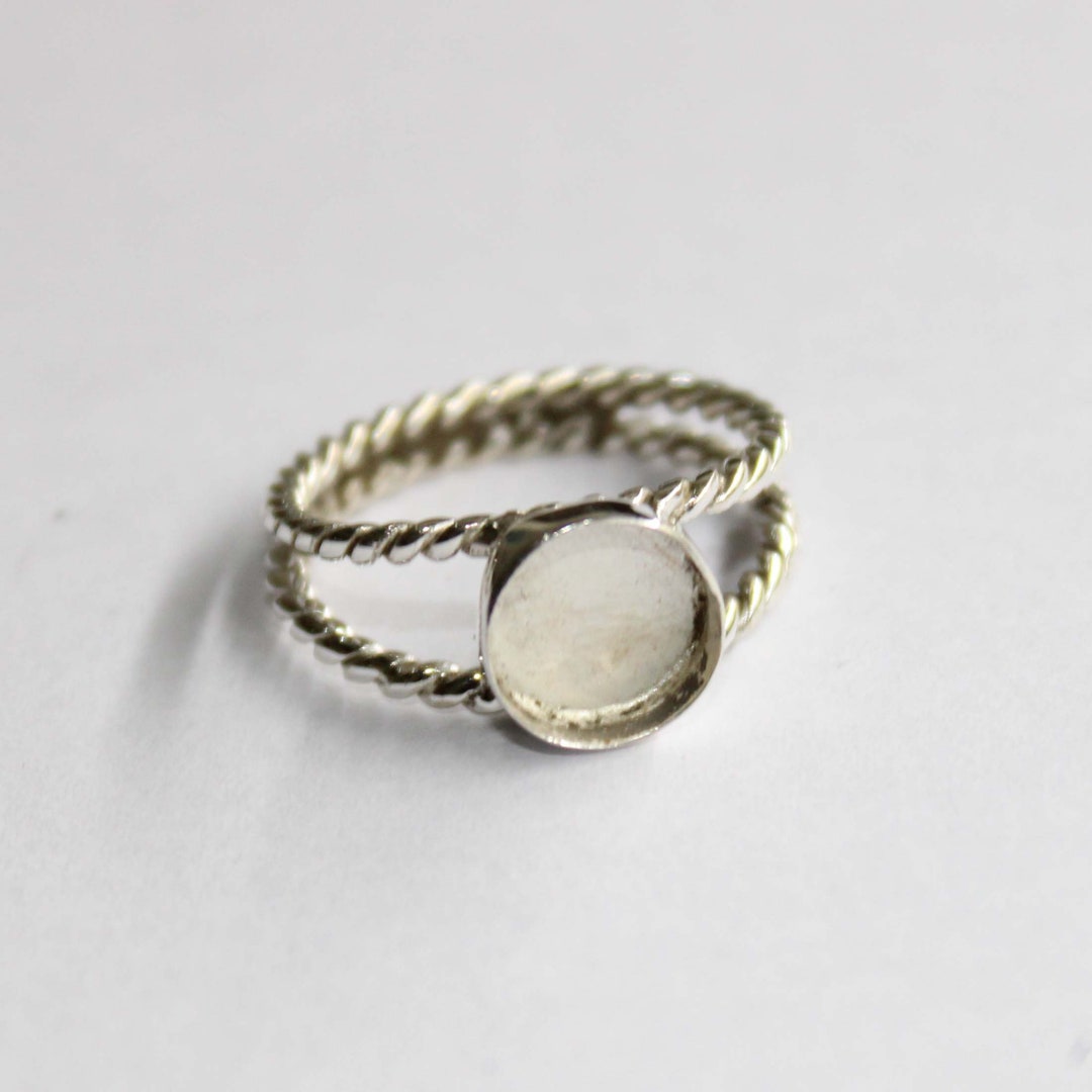 925 Silver Round Rope Double Ring, 3mm-30mm Round Ring, Breast Milk ...